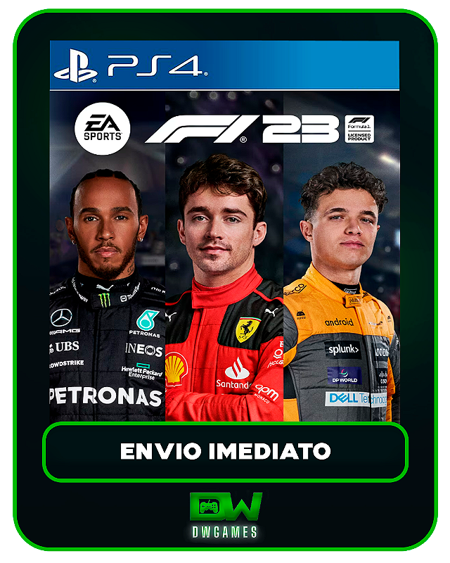 F1 2023 - PS4 - Formula 1 2023 - Edição Padrão - Mídia Digital - DW Games