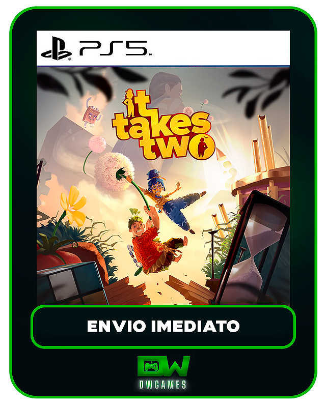 It Takes Two - PS5 - Edição Padrão - Mídia Digital - DW Games