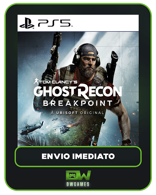 Ghost Recon Breakpoint - PS5 - Edição Padrão - Mídia Digital - DW Games