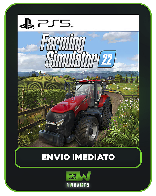 Farming Simulator 22 - PS5 - Edição Padrão - Mídia Digital - DW Games