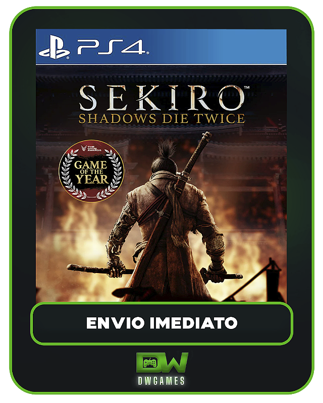 Sekiro - PS4 - Edição Padrão - Mídia Digital - DW Games