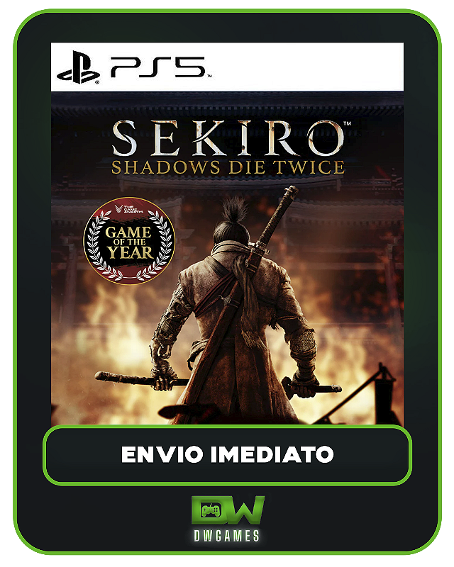 Sekiro - PS5 - Edição Padrão - Mídia Digital - DW Games