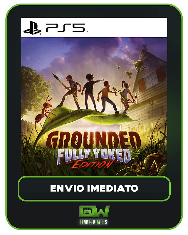 Grounded - Edição Padrão - PS5 - Mídia Digital - DW Games