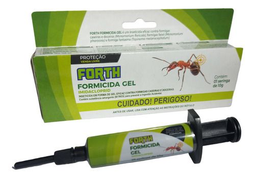 Forth Formicida Gel - Seringa 10g - Fácil Aplicação - BonsaiVale