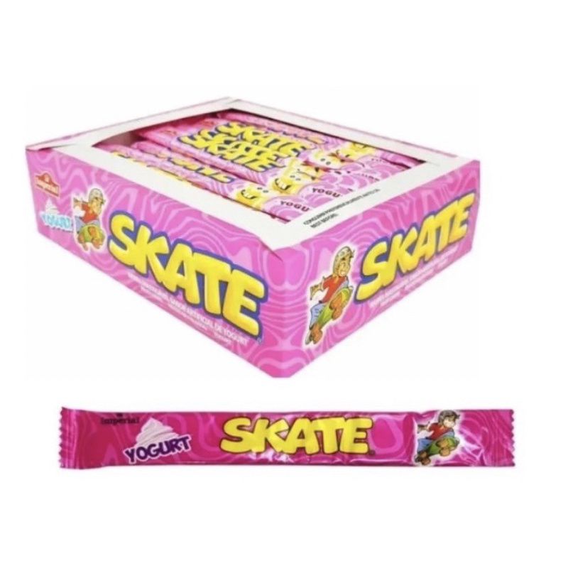 Bala Mastigável Skate Yogurte C/ 50u 600g - Estação Doces