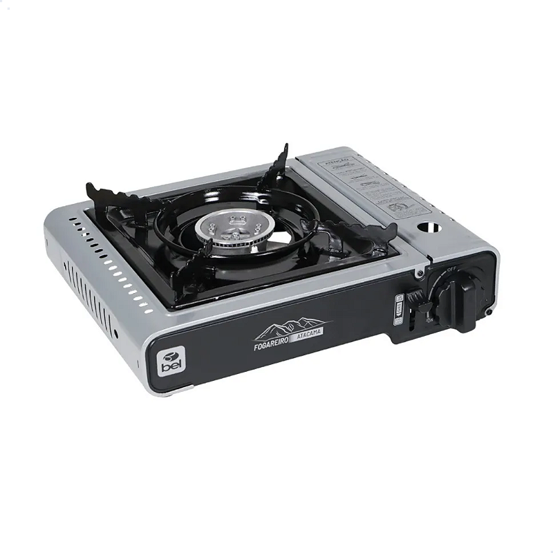 Fogareiro a Gas Atacama com Acendimento Automatico Cinza Bel Fix ...