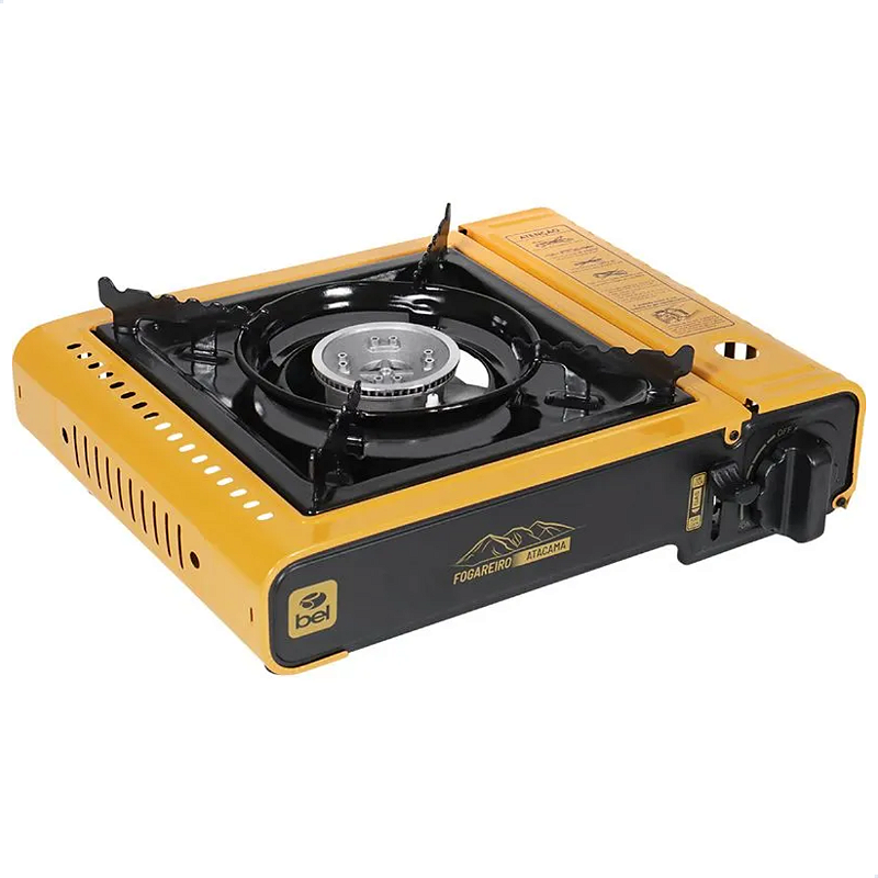 Fogareiro a Gas Atacama com Acendimento Automatico Laranja Bel Fix ...