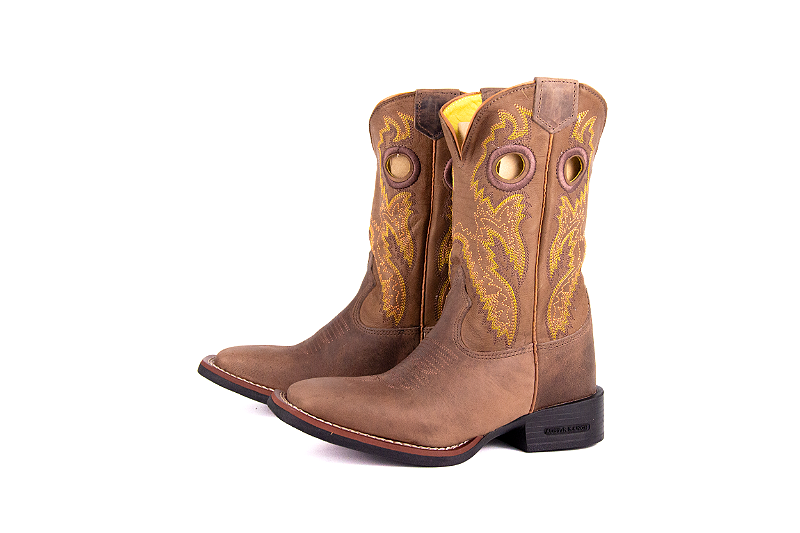 Bota Feminina Austin / Mad Dog Tabaco - Solado Flex - Outlet ...