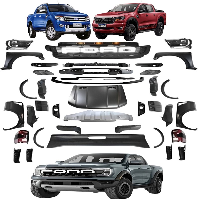 Kit Transformação Ranger 2016-2023 para Nova Raptor 2024 - 4x4import ...