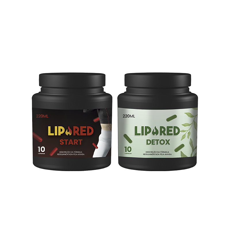 COMBO - LipoRed Start + LipoRed Detox - 10 Cápsulas - LipoRed
