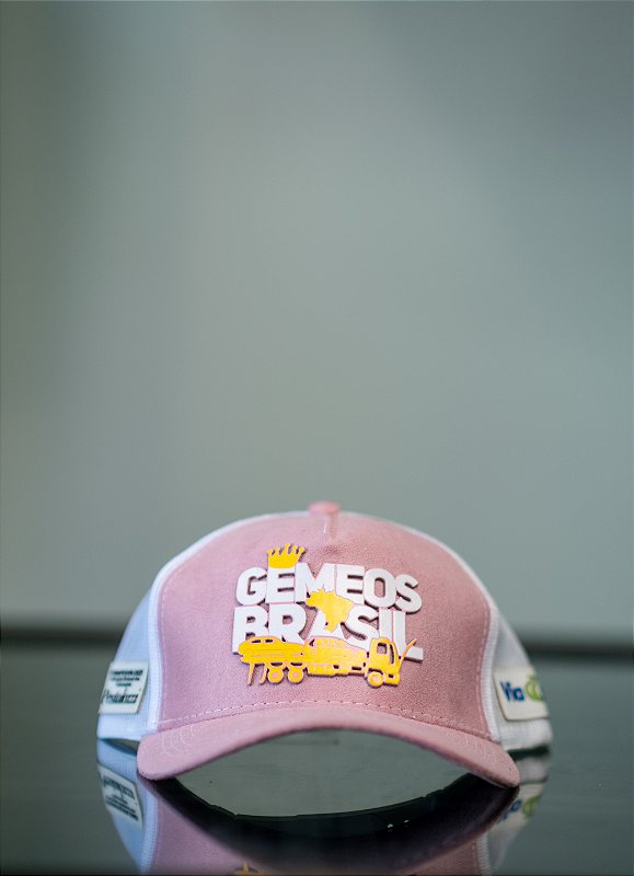 BONÉ GEMEOS ROSA CAMURÇA - GEMEOS BRASIL STORE