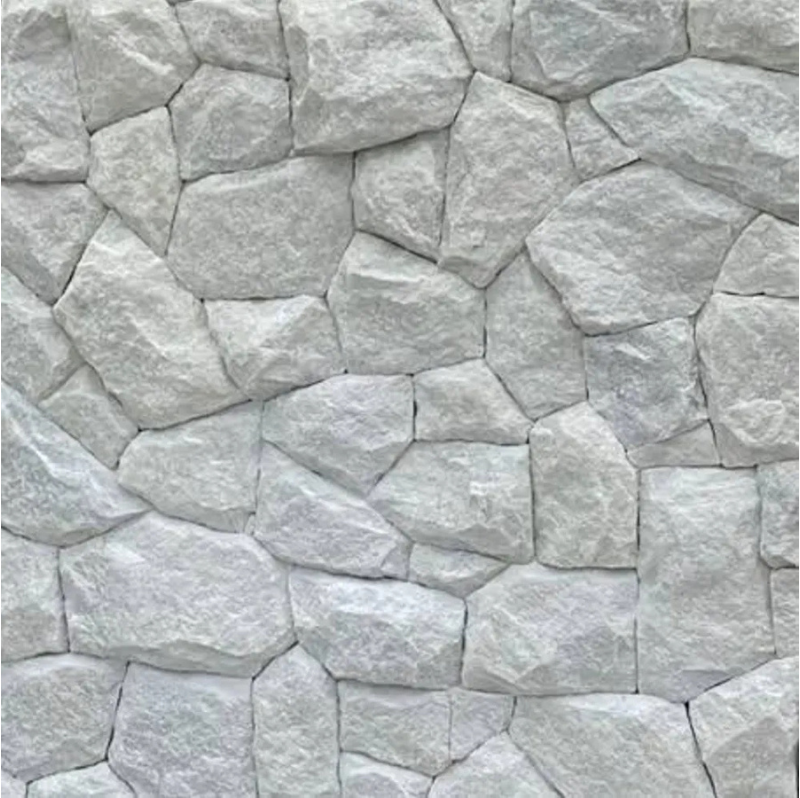 Pedra moledo branca m² - Inovar pedras