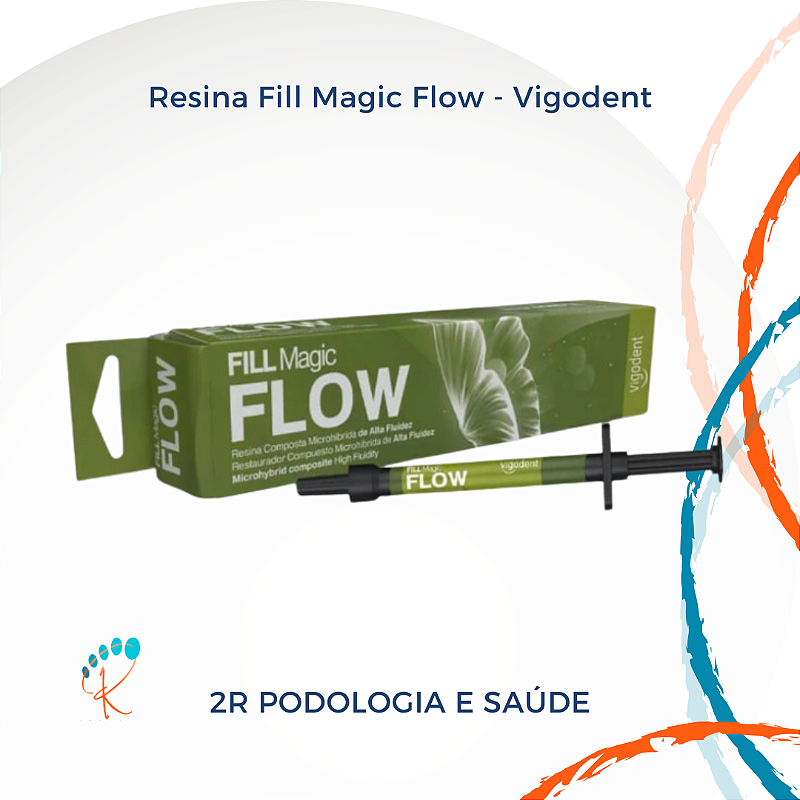 Resina Fill Magic Flow Vigodent | Reconstrução de Unhas - 2R Podologia ...