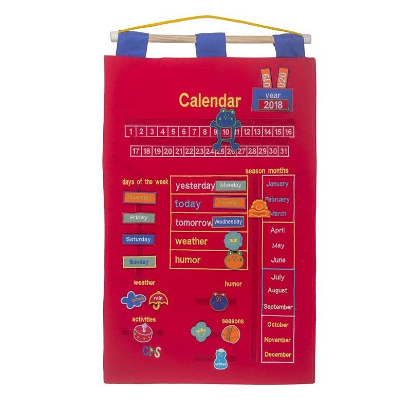 CALENDARIO BORDADO INGLES - Toyoca Brinquedos