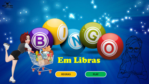 BINGO DINÂMICO ALIMENTOS EM LIBRAS - adaptandocomnelinha