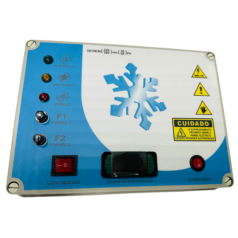 QCDE-H QUADRO DE COMANDO PARA CAMARA FRIA CONGELADOS TRIFASICO 220V 2 A ...