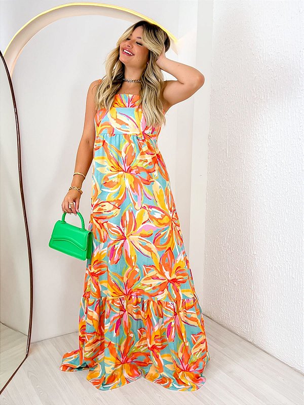 VESTIDO LONGO HYGER - Laço Dourado Vestidos e Acessórios