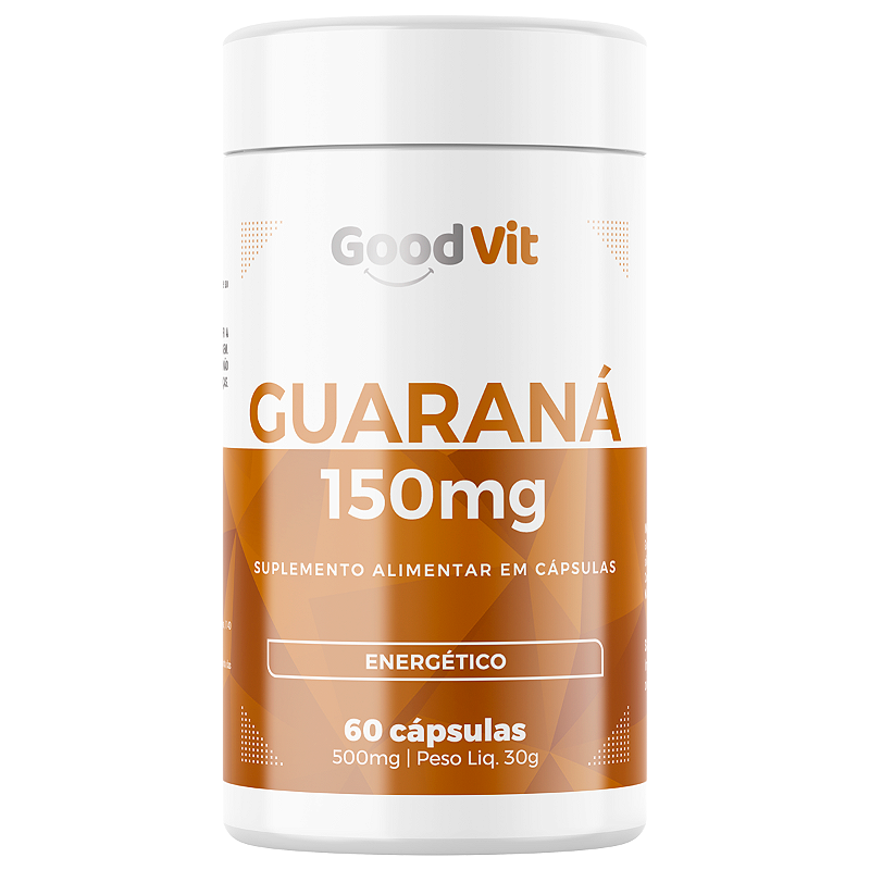 Guaraná 150mg 60 Caps - Good Vit