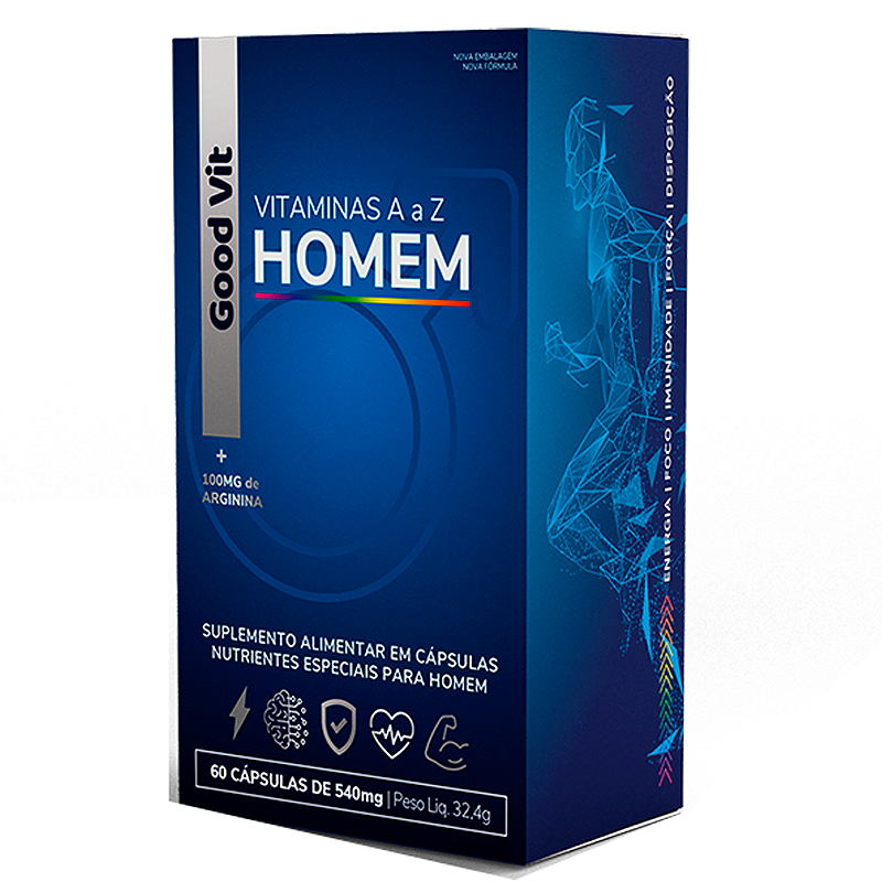 Polivitamínico Homem 60 Caps - Good Vit