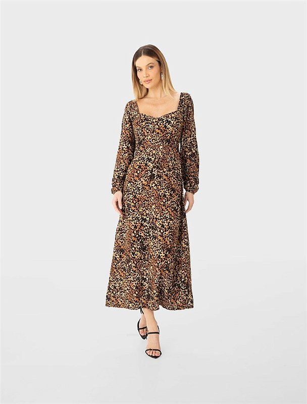 Vestido Malwee Midi Reto 1000128568 - kBk. store