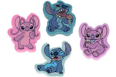 BORRACHA ANGEL UNIDADE MOLIN ( STITCH ESGOTADO) - Atacado Papelaria Bem ...