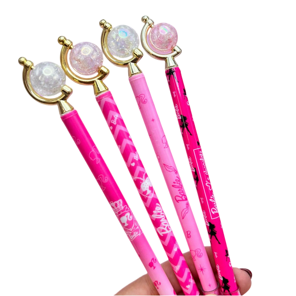 CANETA GLOBO BARBIE - Atacado Papelaria Bem Mais imports
