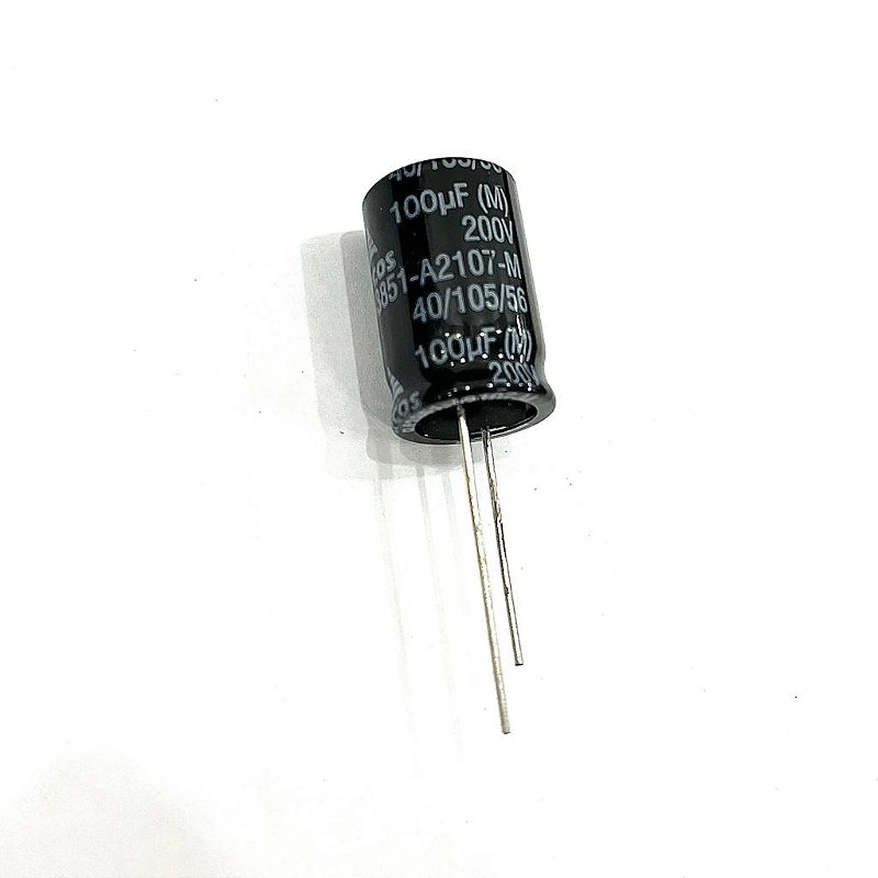 Capacitor 100UF 200V RAD 16X30 105° B43851 EPCOS - GSV Componentes ...