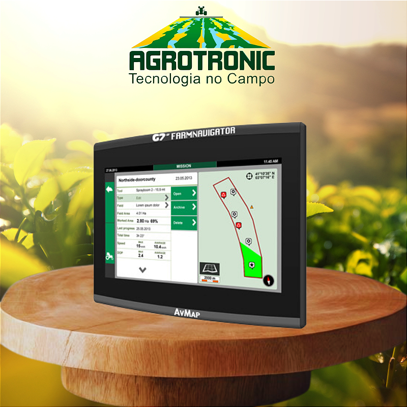 LCD AVMAP G7 - Agrotronic - Tecnologia no Campo
