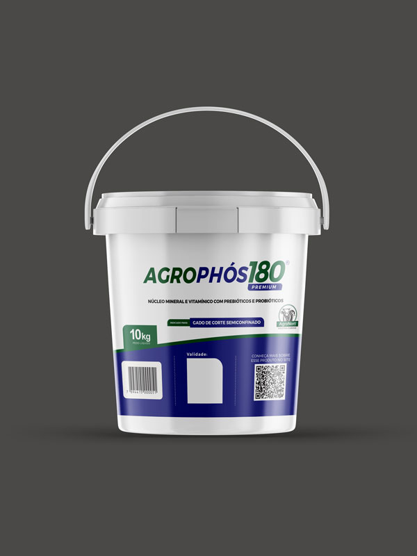 Agrophós 180 Premium - Núcleo Mineral e Vitamínico - Dnutri Distribuidora
