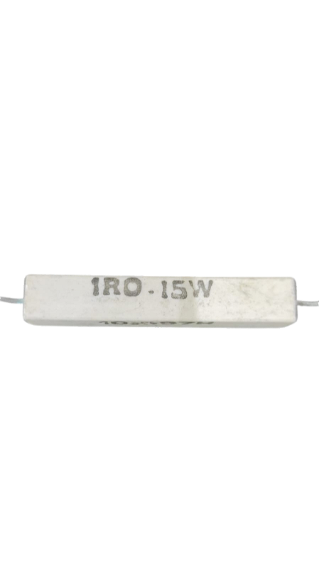 RESISTOR 1R 15W 10% ( PORCELANA ), 1R, 15W - Hit Comercio de Semi ...