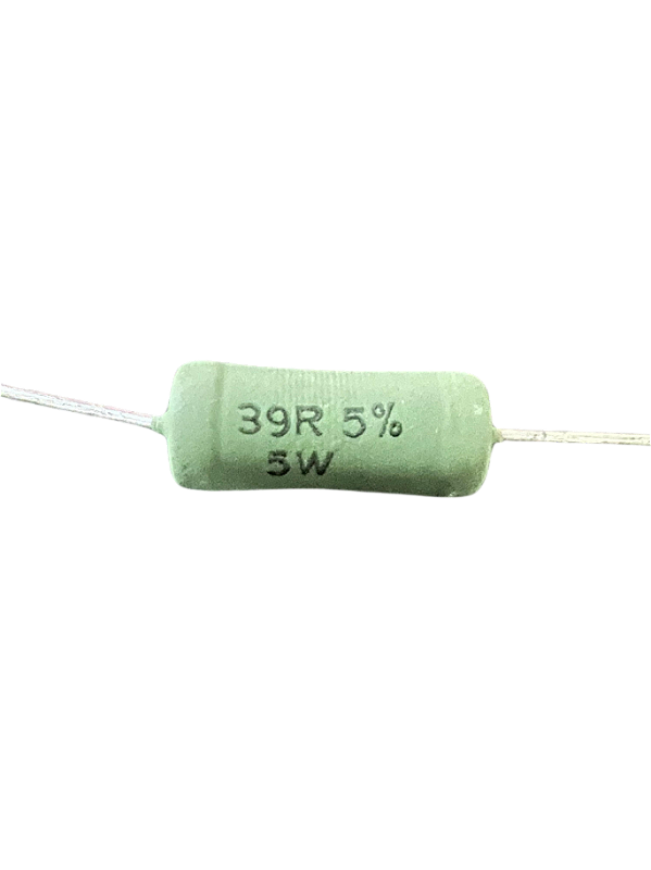 RESISTOR 39R 5% 5W,39R 5W - Hit Comercio de Semi Condutores Eirelli