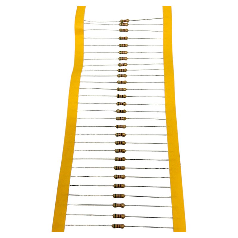 RESISTOR 510R 1/4W 5% - 20 PEÇAS - Hit Comercio de Semi Condutores Eirelli