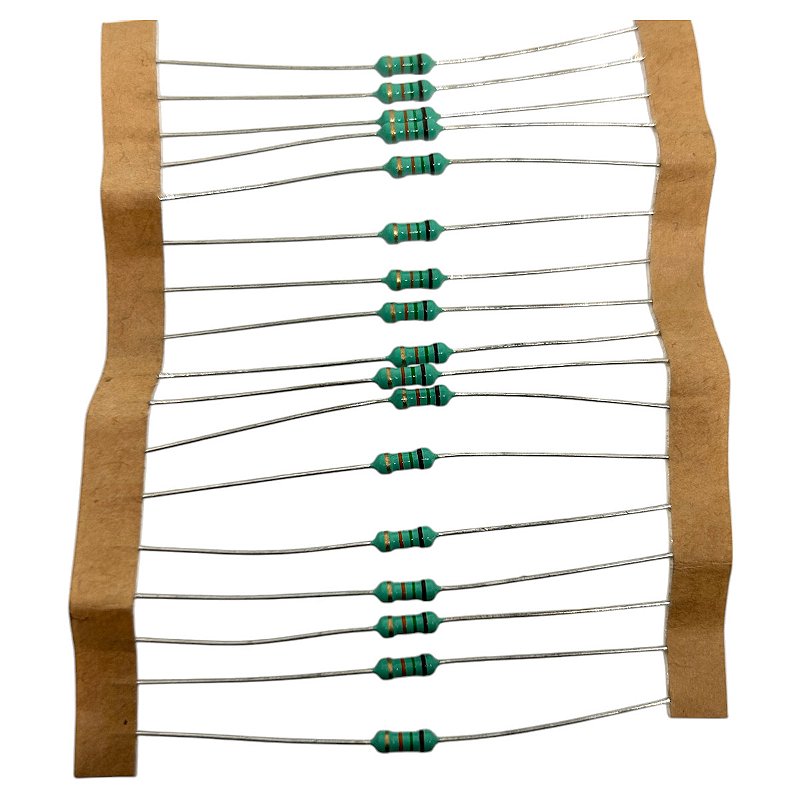 RESISTOR 15K 1/2W 5% - 18 PEÇAS - Hit Comercio de Semi Condutores Eirelli