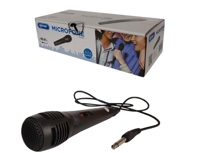Microfone Com Fio Knup Kpm0001 - Distribuidora Nanuque