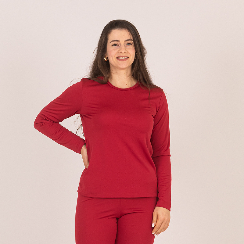 Blusa Térmica Adulto Feminina Segunda Pele Peluciada Inverno Frio P ao GG - Lavin Basic