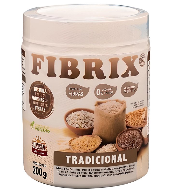 Fibrix Regulador Intestinal Vegano 200g - Sabor Tradicional - Porto ...