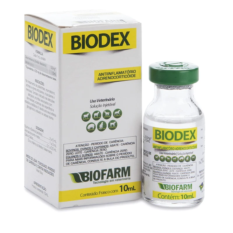 Biodex Injetável: Solução Eficaz para Inflamações em Pets | 10ml - Loja ...