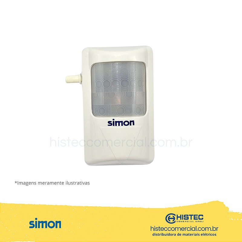 SENSOR PRESENÇA ARTICULADO SIMON 1000VA BIVOLT BR 30.318-39 - Histec ...