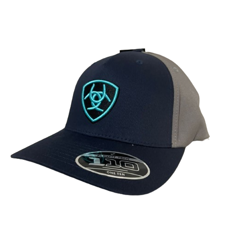 Boné Ariat Azul Celeste com Logo no Centro - Estilo e Conforto ...