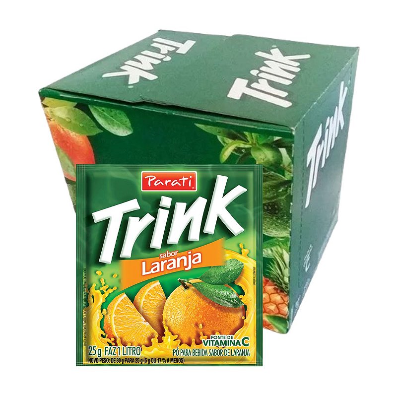 Refresco em Pó Trink Laranja | Brava Distribuidora - Brava Distribuidora