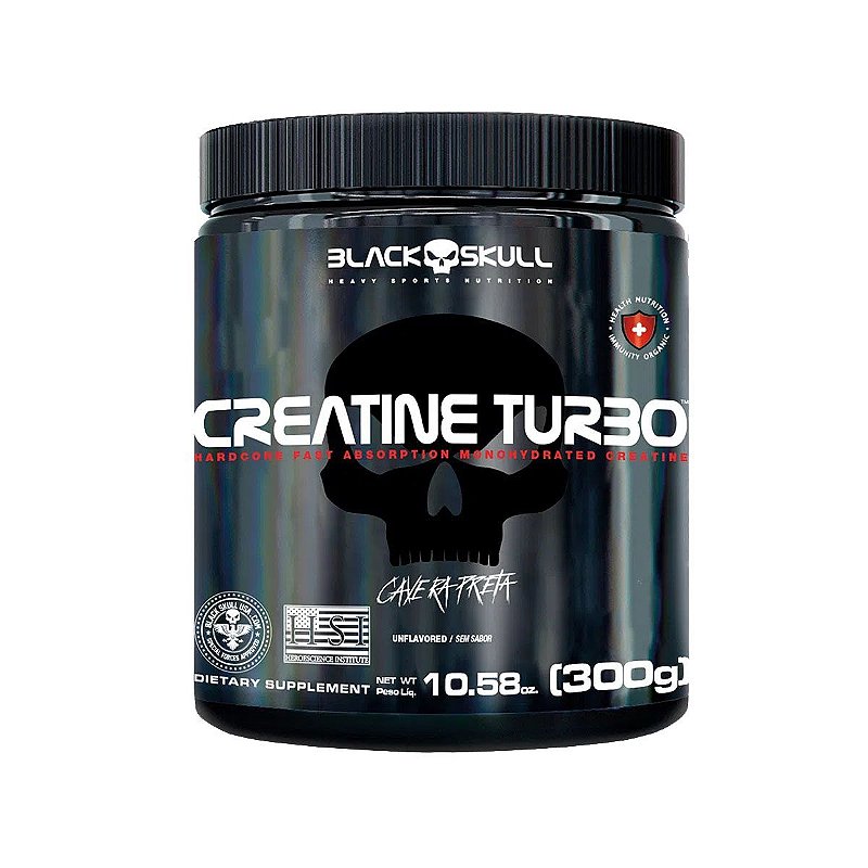 Creatine Turbo 300 gr Creatina Monohidratada Black Skull - Dix ProFit ...