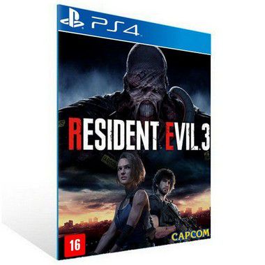 RESIDENT EVIL 3 - PS4 - PSN MÍDIA DIGITAL - Coelho Gamer