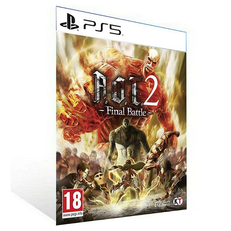 Attack on Titan 2 Final Battle Ps4 - PS5 Psn - Mídia Digital - Coelho Gamer