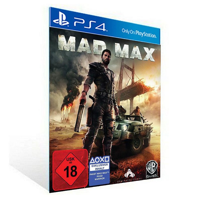 MAD MAX - PS4 - PSN MÍDIA DIGITAL - Coelho Gamer