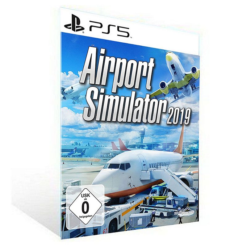 AIRPORT SIMULATOR 2019 - PS5 - PSN MÍDIA DIGITAL - Coelho Gamer