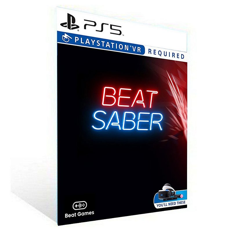 Beat Saber VR - PS5 - PSN Mídia Digital - Coelho Gamer
