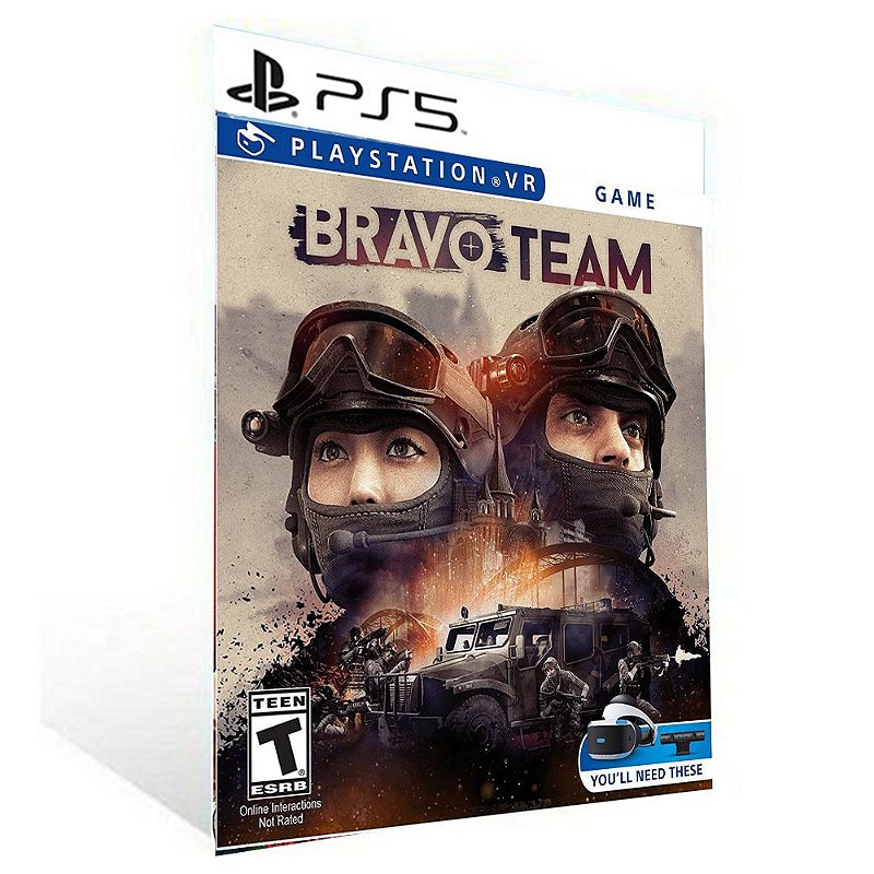Bravo Team VR PS5 - PSN Mídia Digital - Coelho Gamer