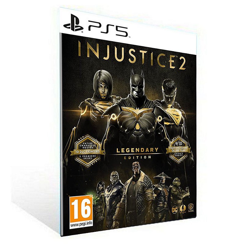 Injustice 2 Legendary edition - Psn - PS5 MÍDIA DIGITAL - Coelho Gamer