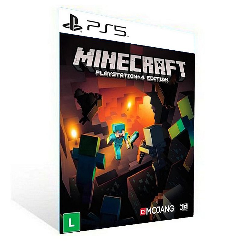 MINECRAFT - PS5 - PSN MÍDIA DIGITAL - Coelho Gamer