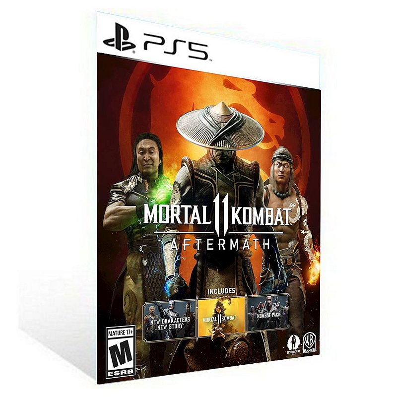 MORTAL KOMBAT 11 Aftermath DLC - PS5 - MÍDIA DIGITAL - Coelho Gamer